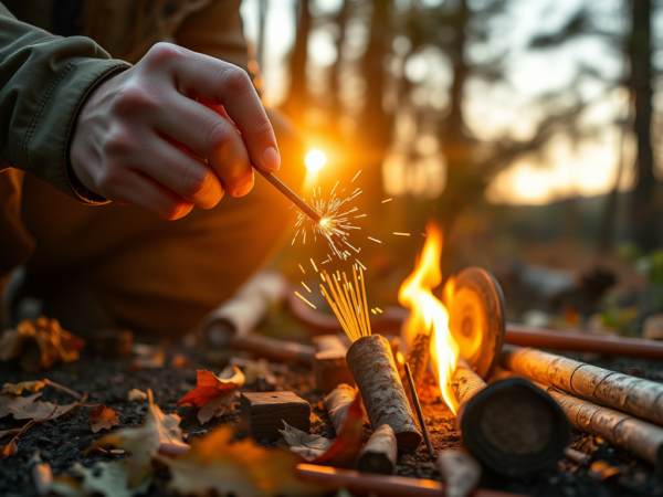 Feuer machen ohne Feuerzeug: Die besten Methoden
